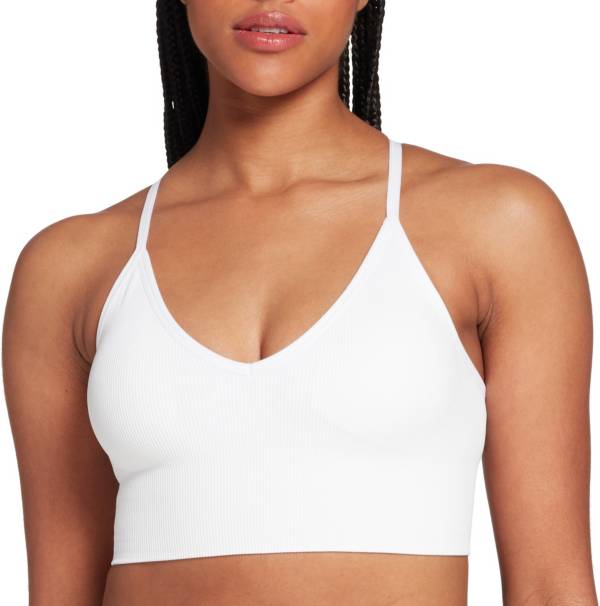 コロンビア レディース スポーツブラ DSG Women's Seamless Fashion Ribbed Sports Bra - Pure White