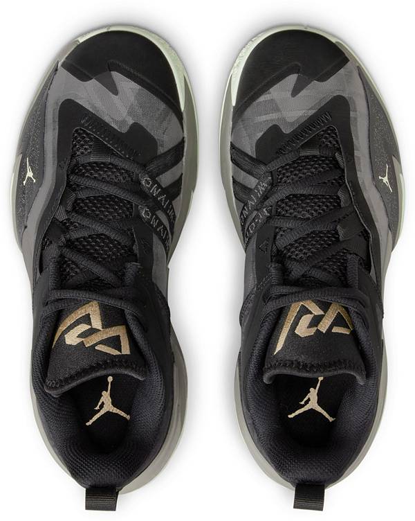 ジョーダン キッズ バッシュ Jordan Kids' GS One Take 3 - Black/Gold 黒 ブラック バスケットシューズ ミニバス 子供 男の子 女の子 ジョーダン キッズ バッシュ Jordan Kids' GS One Take 3 - Black/Gold