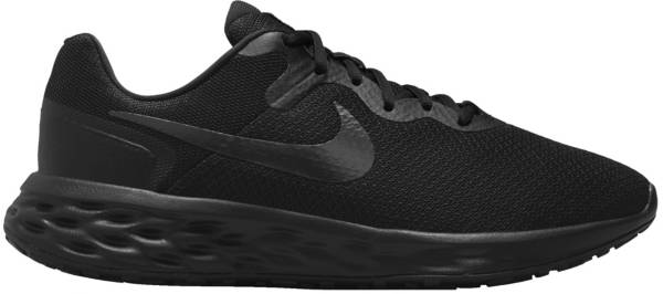 ナイキ メンズ ランニングシューズ Nike Men's Revolution 6 FlyEase Next Nature Running Shoes - Black/Dark Grey