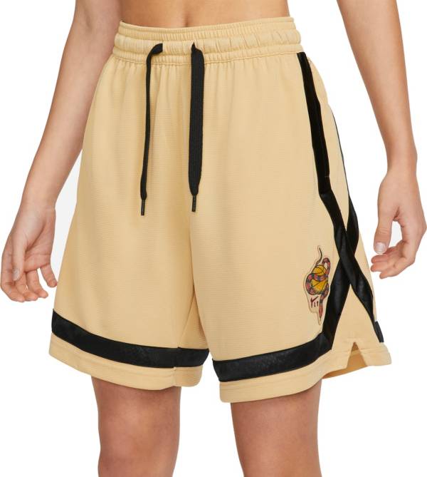 ナイキ レディース バスパン ハーフパンツ Nike Women's Dri-FIT Fly Crossover Basketball Shorts - Sesame