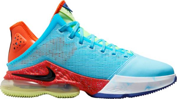 ナイキ メンズ バッシュ Nike LeBron 19 Low Basketball Shoes - Blue/Black/Orange