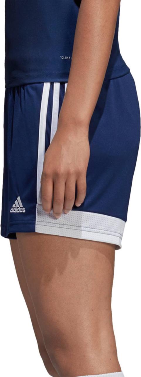 アディダス レディース サッカー ショーツ adidas Women's Tastigo 19 Soccer Shorts - Dark Blue/White