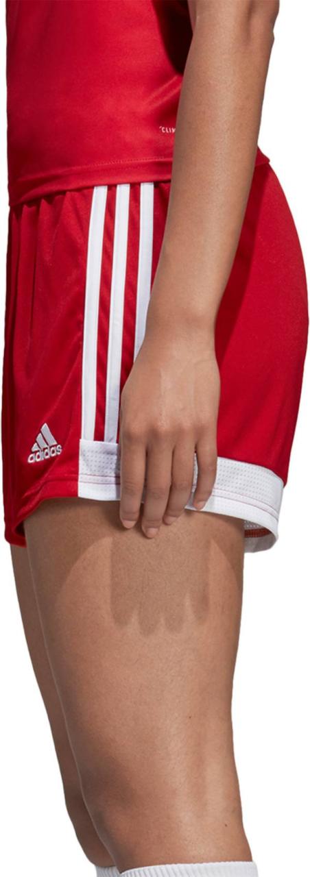 アディダス レディース サッカー ショーツ adidas Women's Tastigo 19 Soccer Shorts - Power Red/White