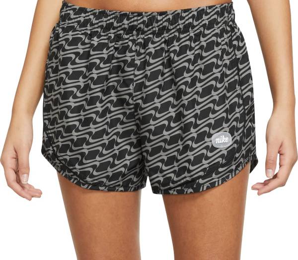 ナイキ レディース ランニングショーツ Nike Women's Dri-FIT Tempo Icon Clash Running Shorts - Black