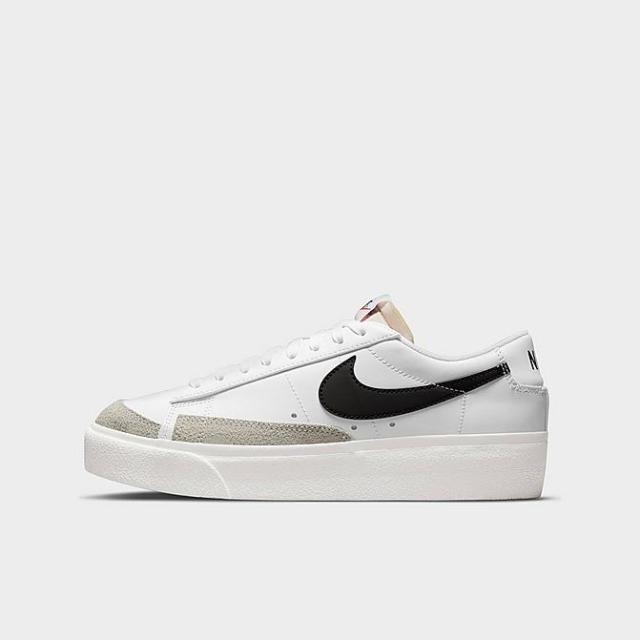 ナイキ レディース スニーカー Women's Nike Blazer Low Platform Casual Shoes - White/Sail/Team Orange/Black