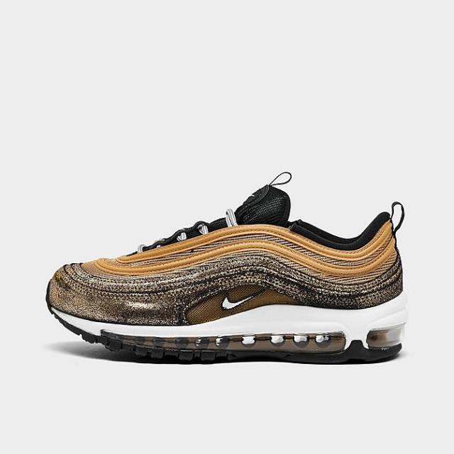 ナイキ レディース スニーカー Women’S Nike Air Max 97 SE llic Casual Shoes - Twine/White/llic Gold/Off Noir