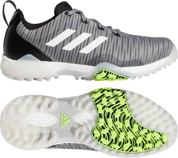 アディダス メンズ adidas CODECHAOS Golf Shoes ゴルフシューズ GREY/SIGNAL GREEN