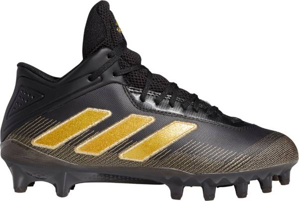 アディダス メンズ サッカー スパイク adidas Men's Freak Carbon Football Cleats - Black/Gold
