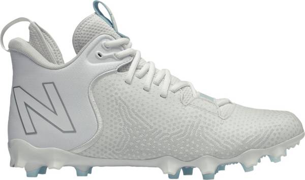 ニューバランス メンズ ラクロスシューズ New Balance Men's Freeze LX 3.0 Mid Lacrosse Cleats - White/Grey
