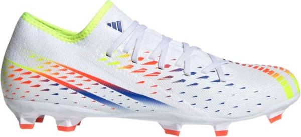 アディダス メンズ サッカー スパイク adidas Predator Edge.3 Low FG Soccer Cleats - White/Multi