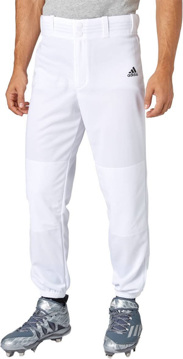 アディダス メンズ 野球 パンツ adidas Men's Triple Stripe Traditional Baseball Pants - White