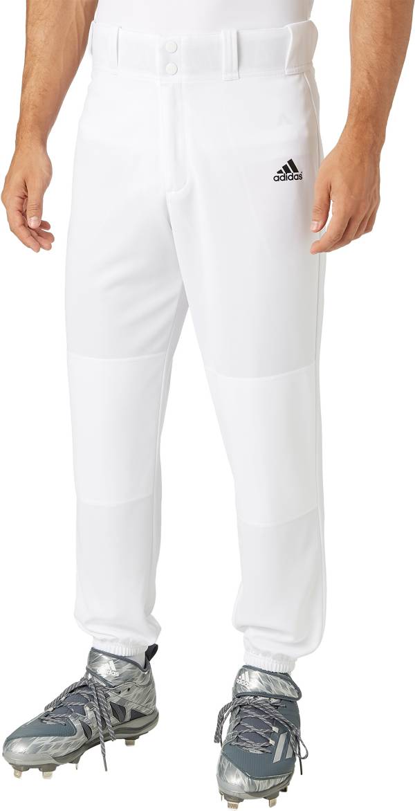 アディダス メンズ 野球 パンツ adidas Men's Triple Stripe Traditional Baseball Pants - White