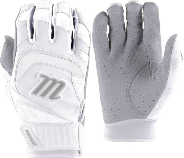 マルッチ メンズ バッティンググローブ Marucci Adult Signature Series Batting Gloves - White/White