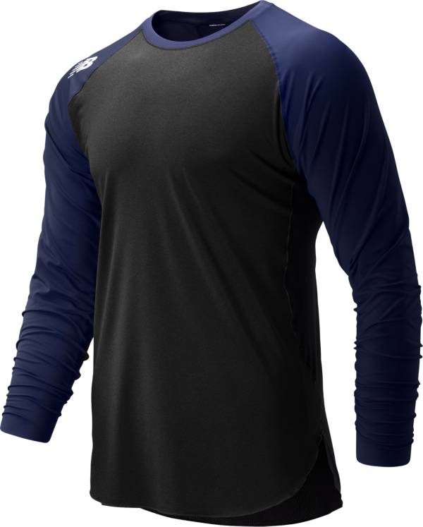 ニューバランス 野球 長袖 シャツ New Balance 4040 Select Top - Team Navy