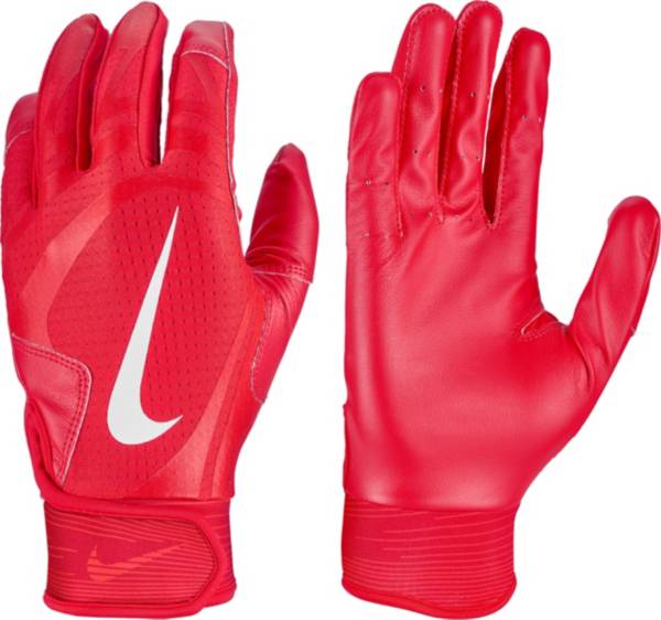 ナイキ メンズ バッティンググローブ Nike Adult Alpha Huarache Edge Batting Gloves - University Red/White