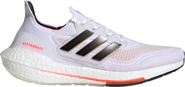 アディダス メンズ ランニングシューズ adidas Men's Ultraboost 21 Running Shoes - White/Black