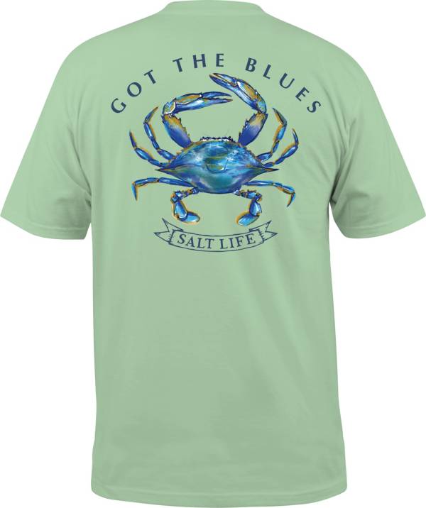 ソルトライフ メンズ Tシャツ Salt Life Men's Got The Blues T-Shirt - PISTACHIO