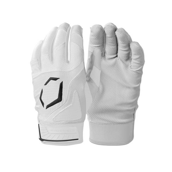 エボシールド キッズ バッティンググローブ Evoshield Youth SRZ 1 Batting Gloves - Team White