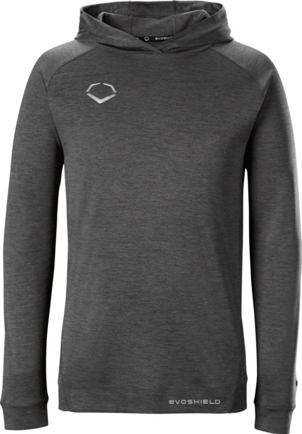 エボーシールド メンズ 野球 パーカー EvoShield Men's Pro Team Training Hoodie - Charcoal