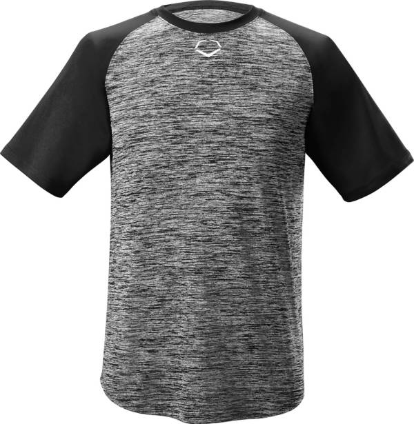 エボーシールド メンズ 野球 Tシャツ EvoShield Men's E304 Performance Pullover Tech Tee - Black