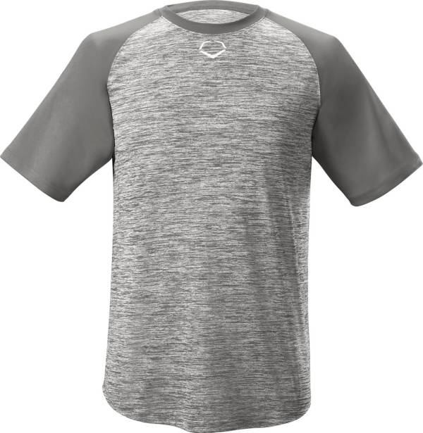 エボーシールド メンズ 野球 Tシャツ EvoShield Men's E304 Performance Pullover Tech Tee - Charcoal