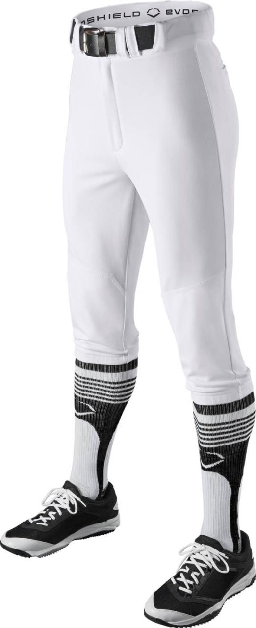 エボーシールド キッズ 野球 パンツ EvoShield boys' Throwback Knicker Baseball Pants - White