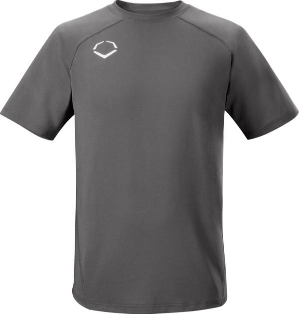 エボーシールド キッズ 野球 アンダーシャツ EvoShield Boys' Pro Team Training T-Shirt - Charcoal