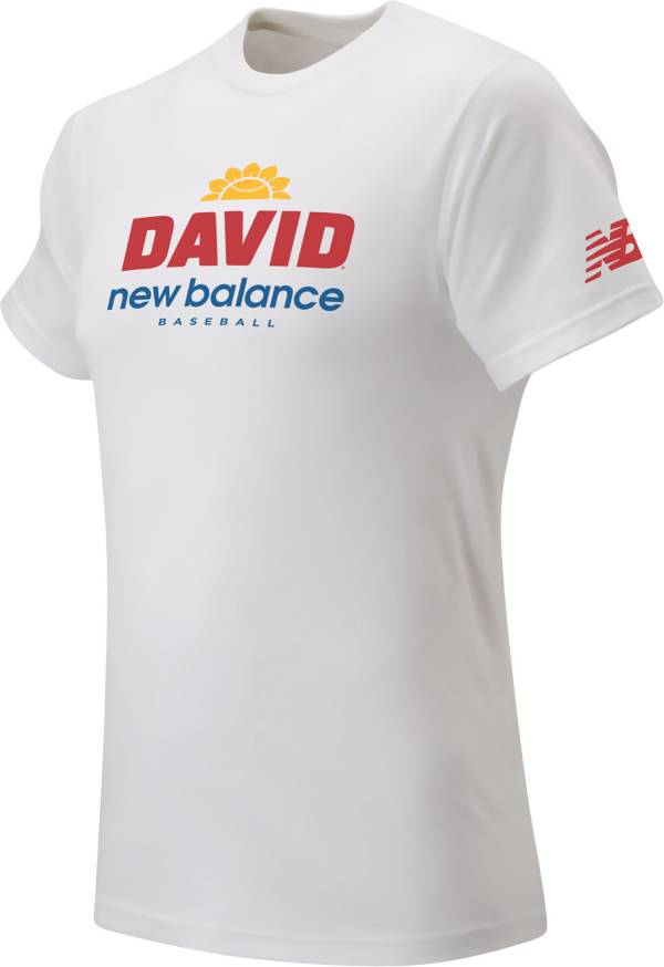 ニューバランス キッズ Tシャツ New Balance Boys' David Sunflower Seeds T-Shirt - White