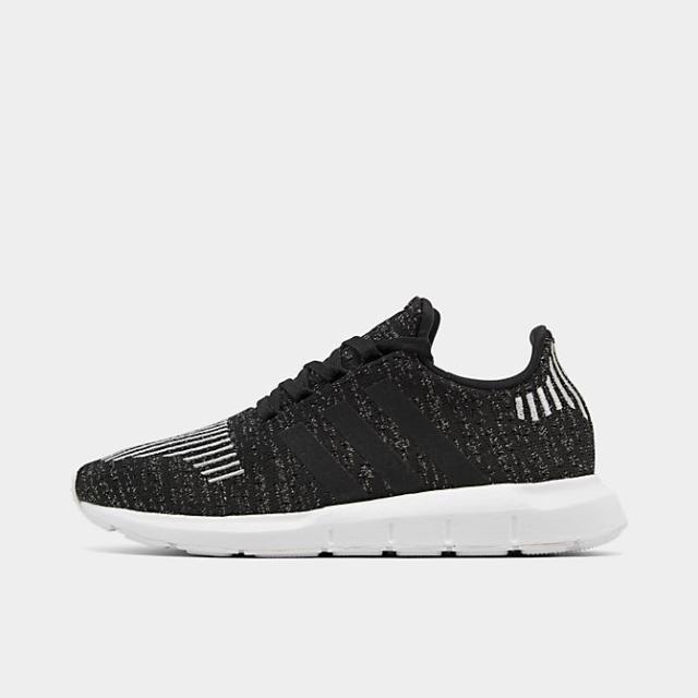 アディダス レディース スニーカー adidas Swift Run Primeknit ランニングシューズ Core Black/Silver llic/Footwear White
