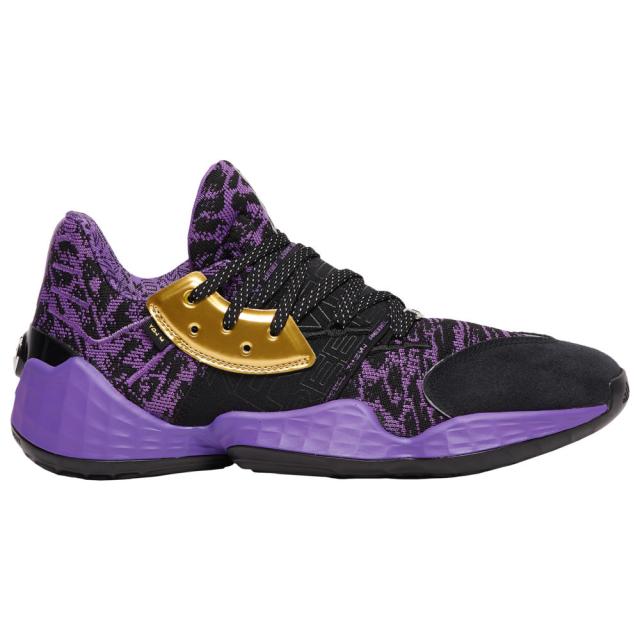 アディダス メンズ ハーデン ボリューム４ adidas Harden Vol.4 バッシュ Black/Active Purple/llic Gold/llic Silver