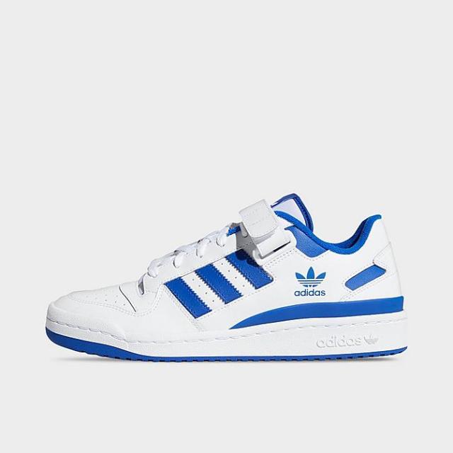 アディダス メンズ スニーカー Adidas Originals Forum Low - White/Team  Blue