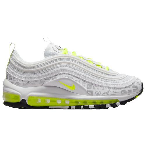 ナイキ キッズ スニーカー Nike Air Max 97 GS - White/Volt