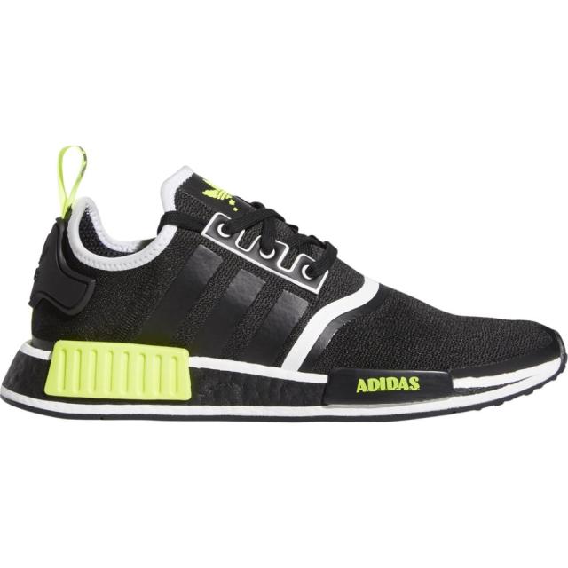 アディダス メンズ スニーカー adidas Originals NMD R1 ランニングシューズ Black/Yellow/White