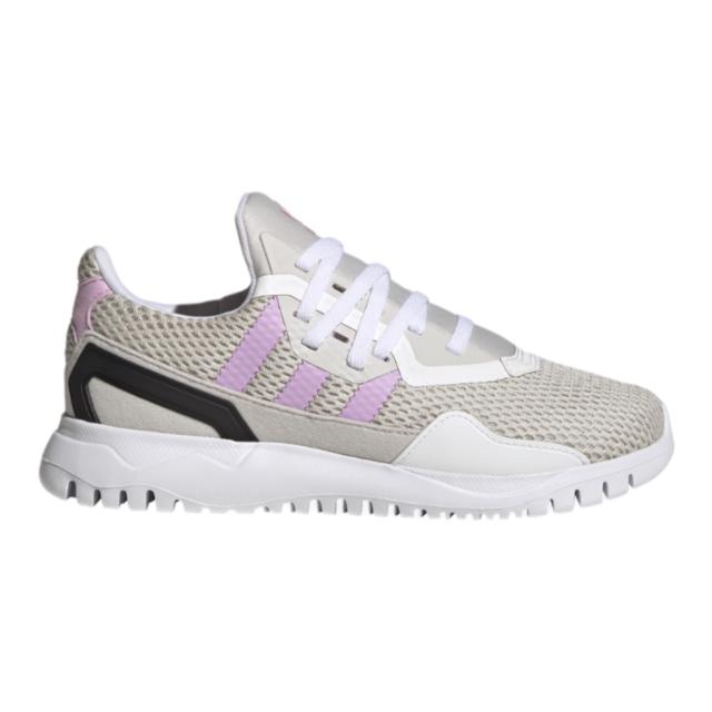 アディダス オリジナルス キッズ スニーカー adidas Originals Flex GS - Grey/Bliss Lilac/White