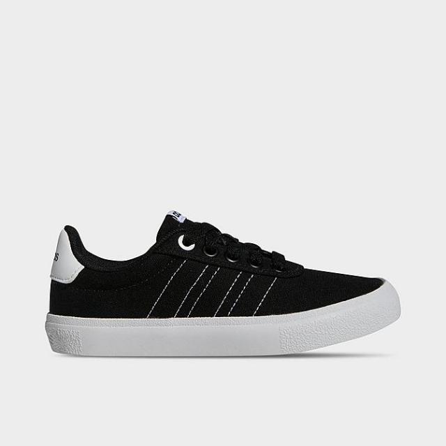 アディダス キッズ スニーカー Adidas Vulcraid3R Skateboarding Shoes GS - Core Black/Cloud White/Core Black