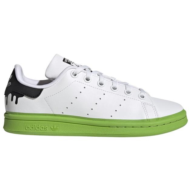 アディダス キッズ スニーカー adidas Originals Stan Smith GS - White/Black/Green
