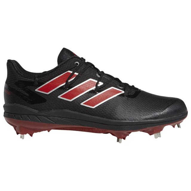 アディダス メンズ 野球 スパイク adidas adiZero Afterburner 8 Low - Black/Team Power Red