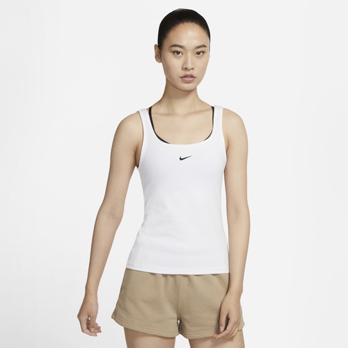 ナイキ レディース タンクトップ Nike NSW Essential Cami Tank - Cami White/Black