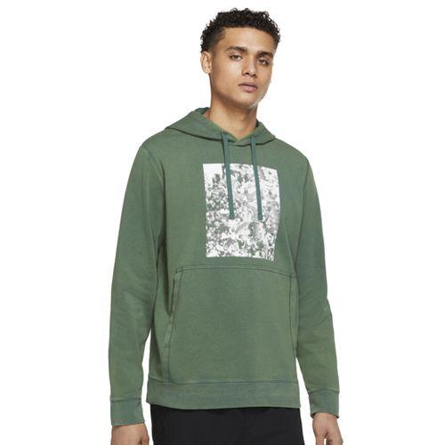 ジョーダン メンズ パーカー Jordan Dri-FIT Air Fleece Graphic Pullover Hoodie - Noble Green/Black