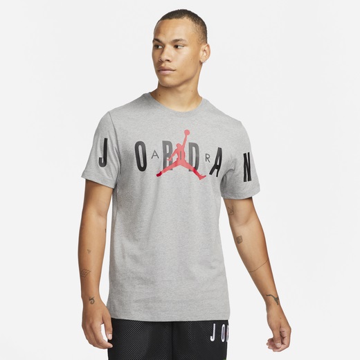 ジョーダン メンズ Tシャツ 半袖 Jordan Stretch Short Sleeve Crew T-Shirt - Grey/Red