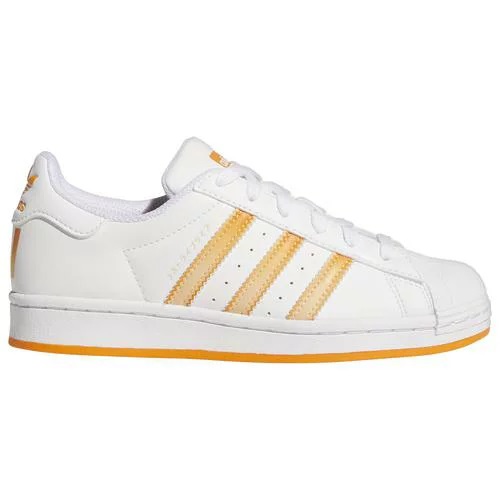 アディダス キッズ スニーカー adidas Originals Superstar GS - White/Orange