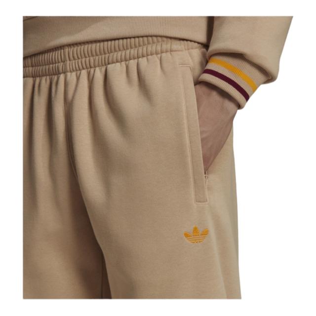 アディダス メンズ ロングパンツ adidas Fleece Pants - Beige/Maroon