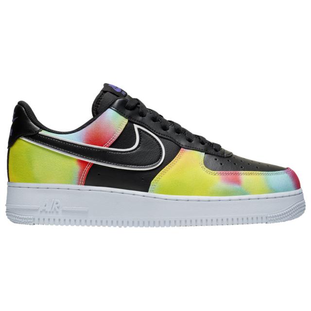 ナイキ メンズ エア フォース１ Nike Air Force 1 Low スニーカー Black/Multi/Psychic Purple/White オリジナルBOXなし