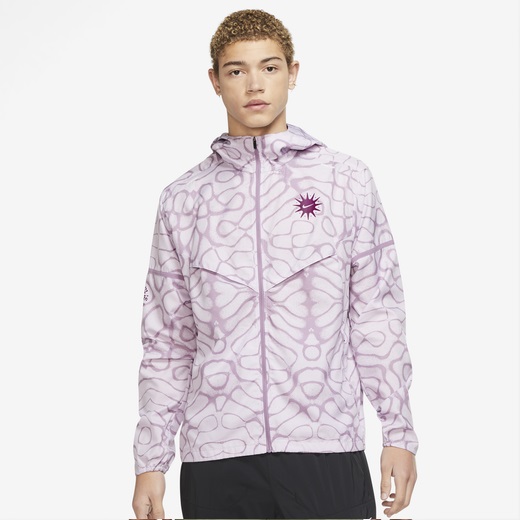 ナイキ メンズ ウィンドブレーカー Nike Wild Run Windrunner AOP GX Jacket - Doll/Amethyst Wave/Sangria