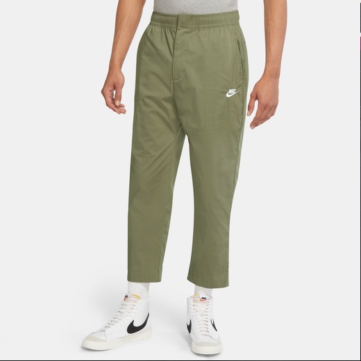 ナイキ メンズ ロングパンツ ウーブンパンツ Nike Club Woven Sneaker Pants - Olive/White