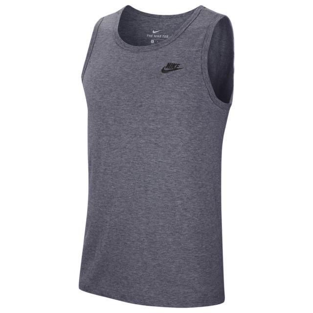 ナイキ メンズ Nike Embroidered Futura Tank タンクトップ Dark Grey Heather/Black