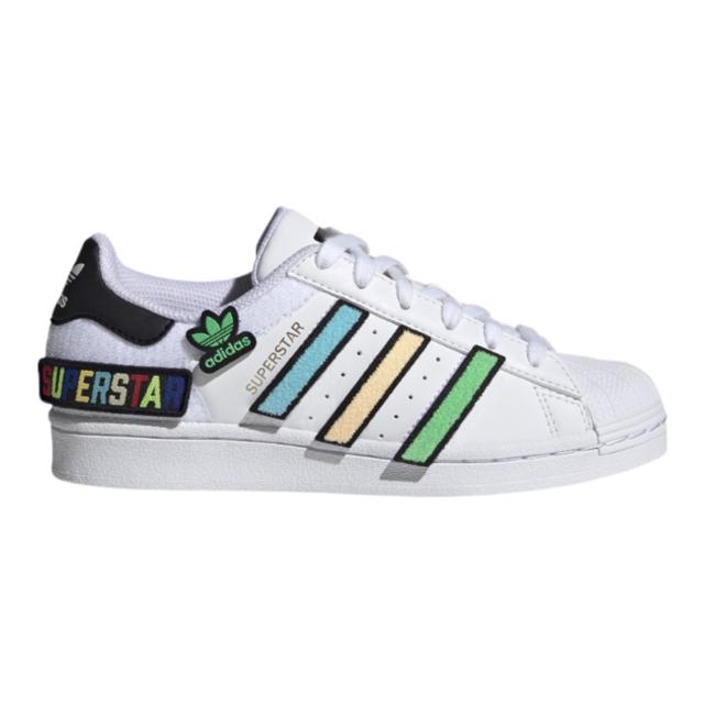 アディダス キッズ スニーカー adidas Originals Superstar Casual Sneakers GS - White/Black/Multicolor