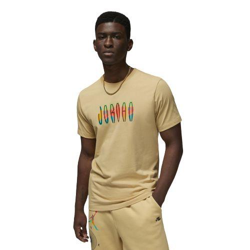ジョーダン メンズ Tシャツ 半袖 Jordan MVP Wordmark Crew - Beige/Beige