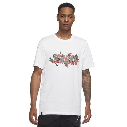 ジョーダン メンズ Tシャツ 半袖 Jordan Sorry Crew T-Shirt - White/Grey