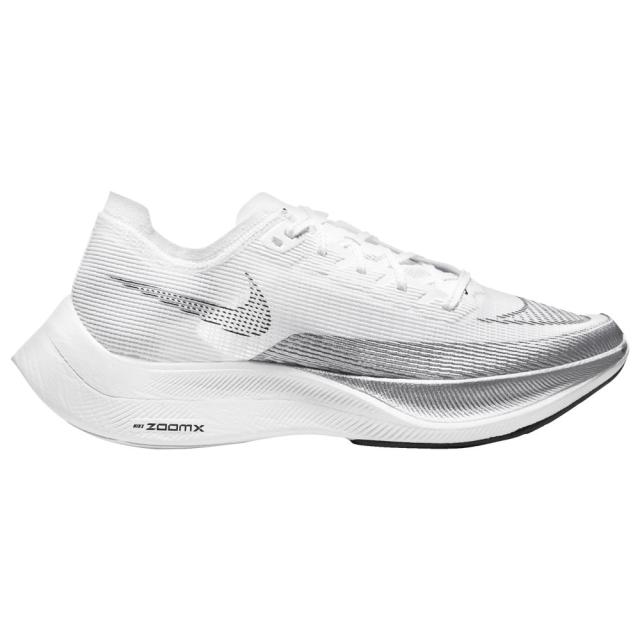 ナイキ メンズ ランニングシューズ Nike ZoomX Vaporfly Next% 2 - White/Black/llic Silver